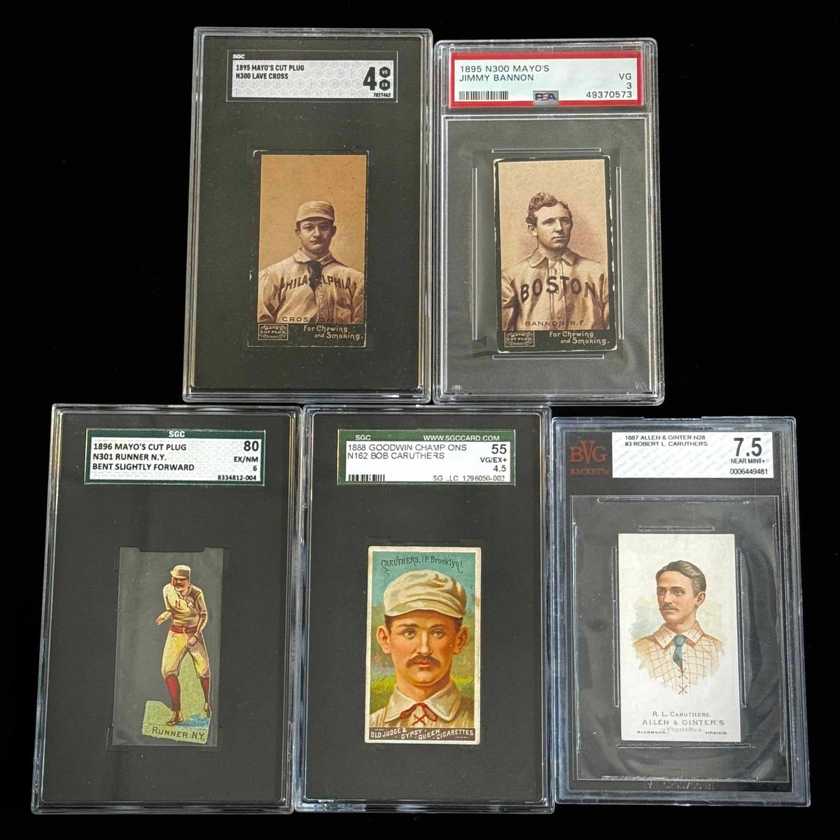 19th Century Old Judge Collection with Mayo's, Allen & Ginter, Goodwin ...